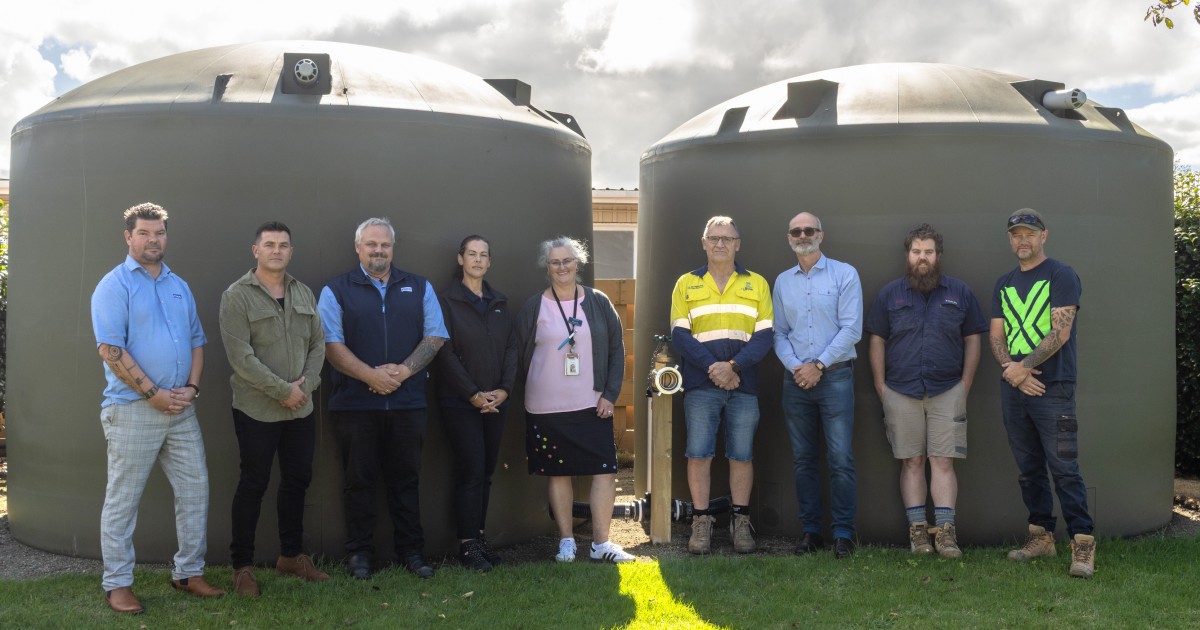 Local Businesses dramatically boost Hāwera Hospital's water supply ...